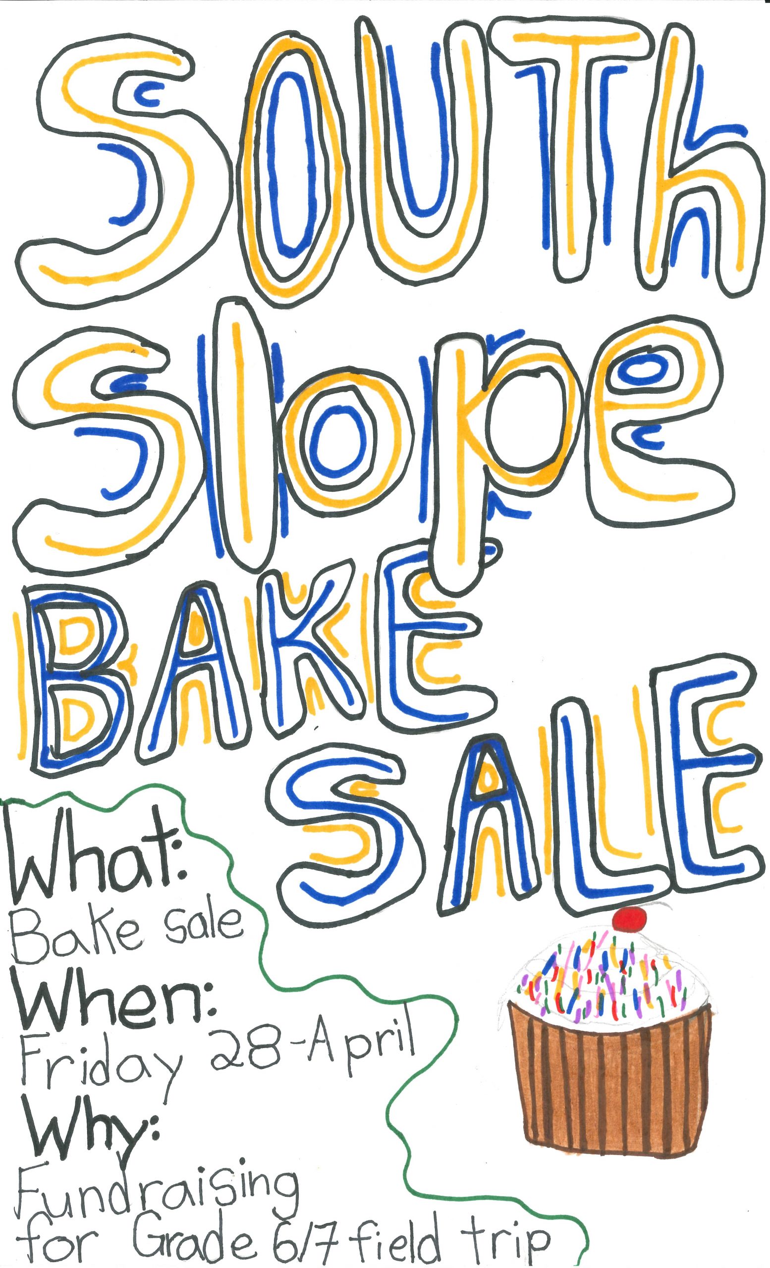 Bake Sale Friday, April 28th! | South Slope & BC School for the Deaf
